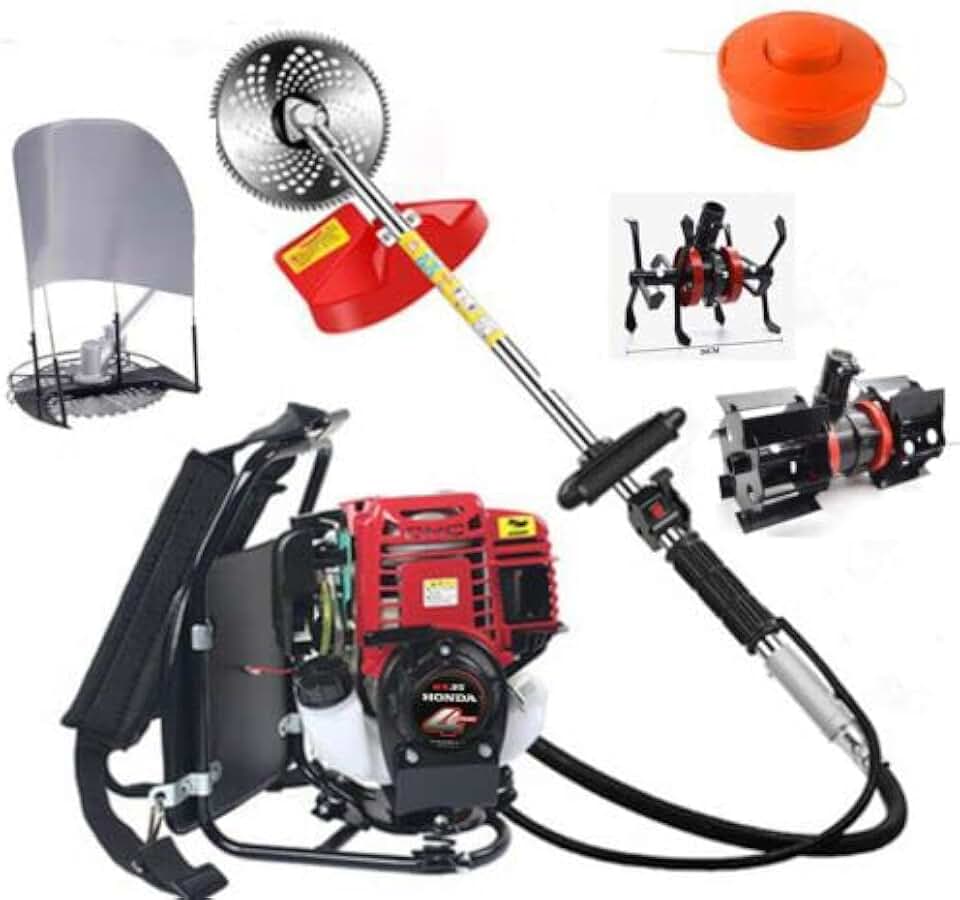 Multi knapsack GX35 weeder Grass Trimmer Rice Corn wheat harvesting ...