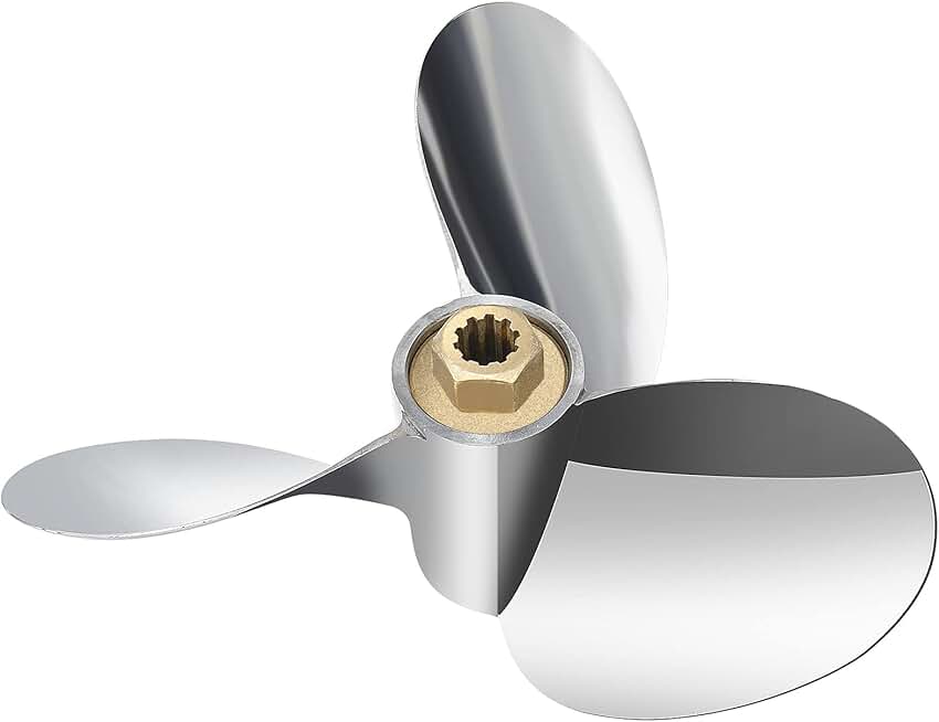 10.38 x18p Chopper | 48-43592A61 Upgrade OEM Stainless Steel Outboard ...