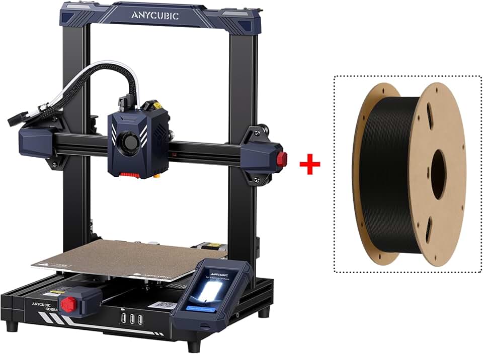(Matte Black) Bundle Kobra 2 Pro 3D Printer, 10X Faster 500mm/s High ...