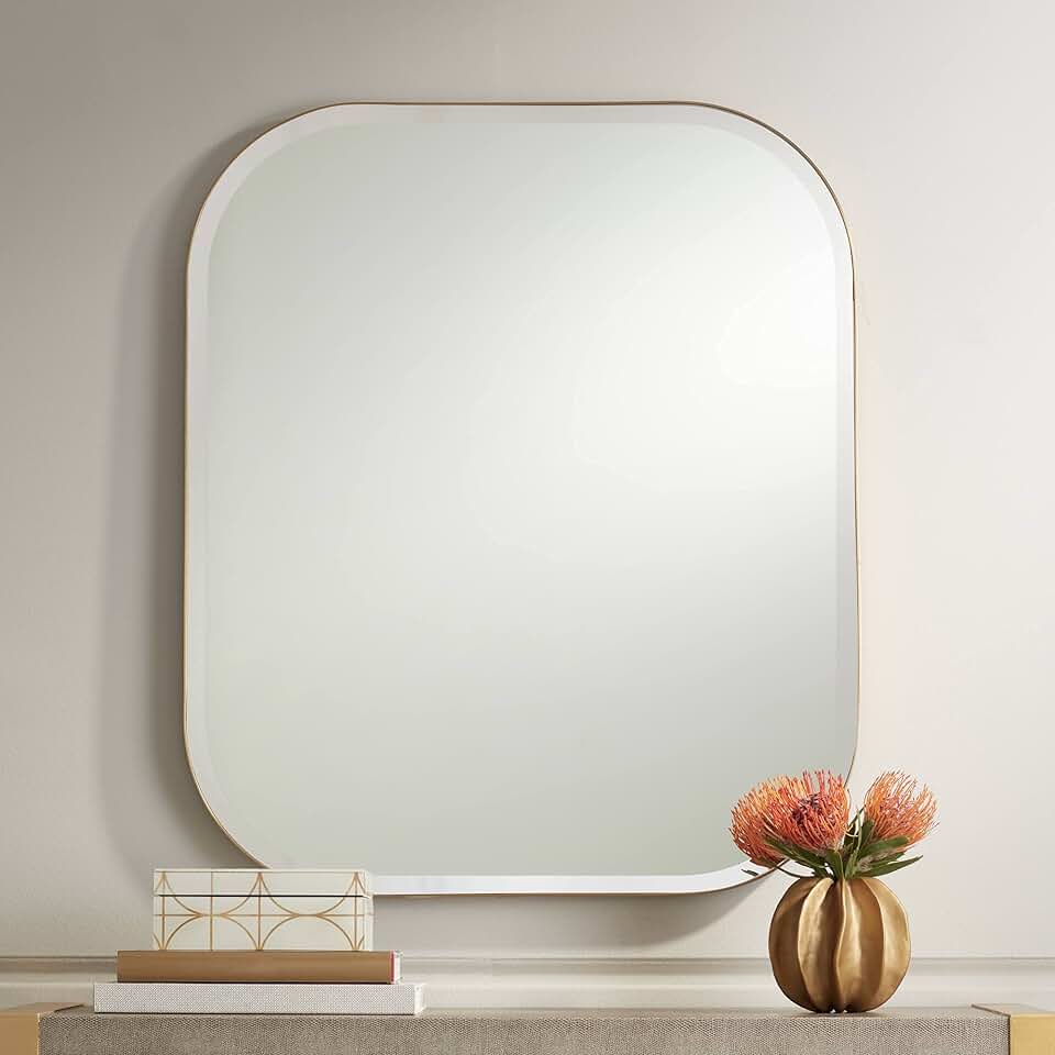 Possini Euro Design Bailey Rounded Corner Rectangular Vanity Decorative ...