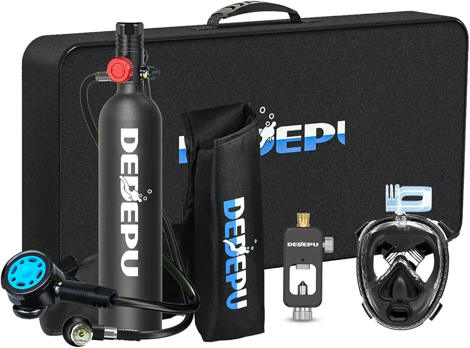 DEDEPU Reusable Mini Scuba Tank Within Breathing Capacity for 15-20 ...