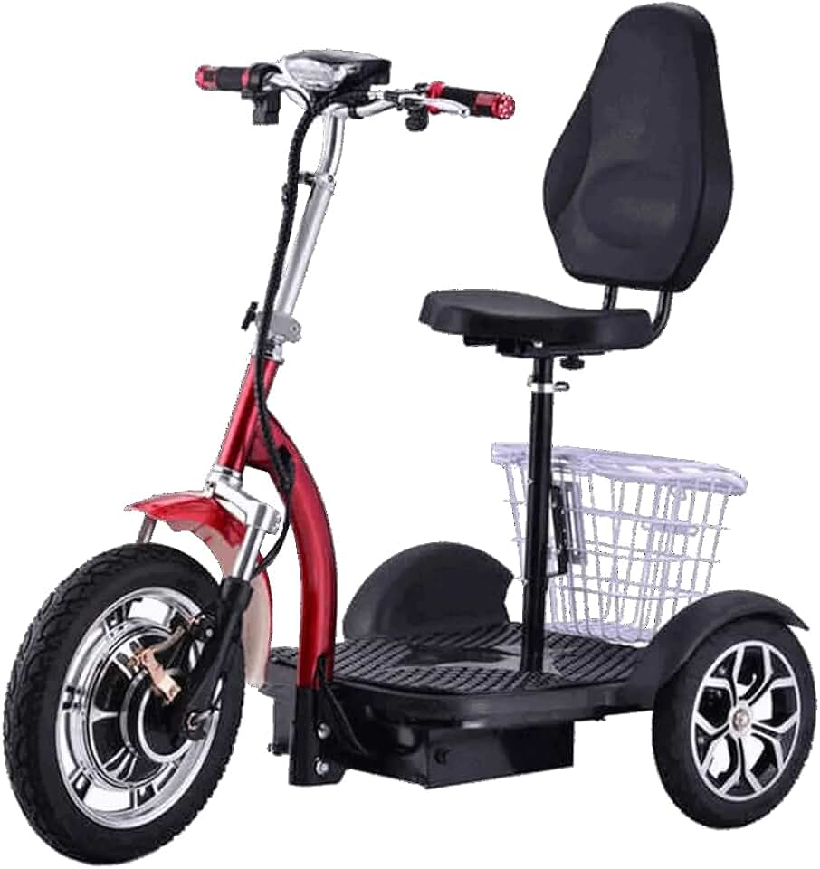 Adult Mobility Three Wheeled Electric Scooter (Red) - Overstock Arizona