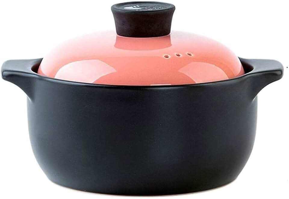 New Ceramic Cooking Pots with Lid Home Used Steamed Egg Stew Soup Pot ...