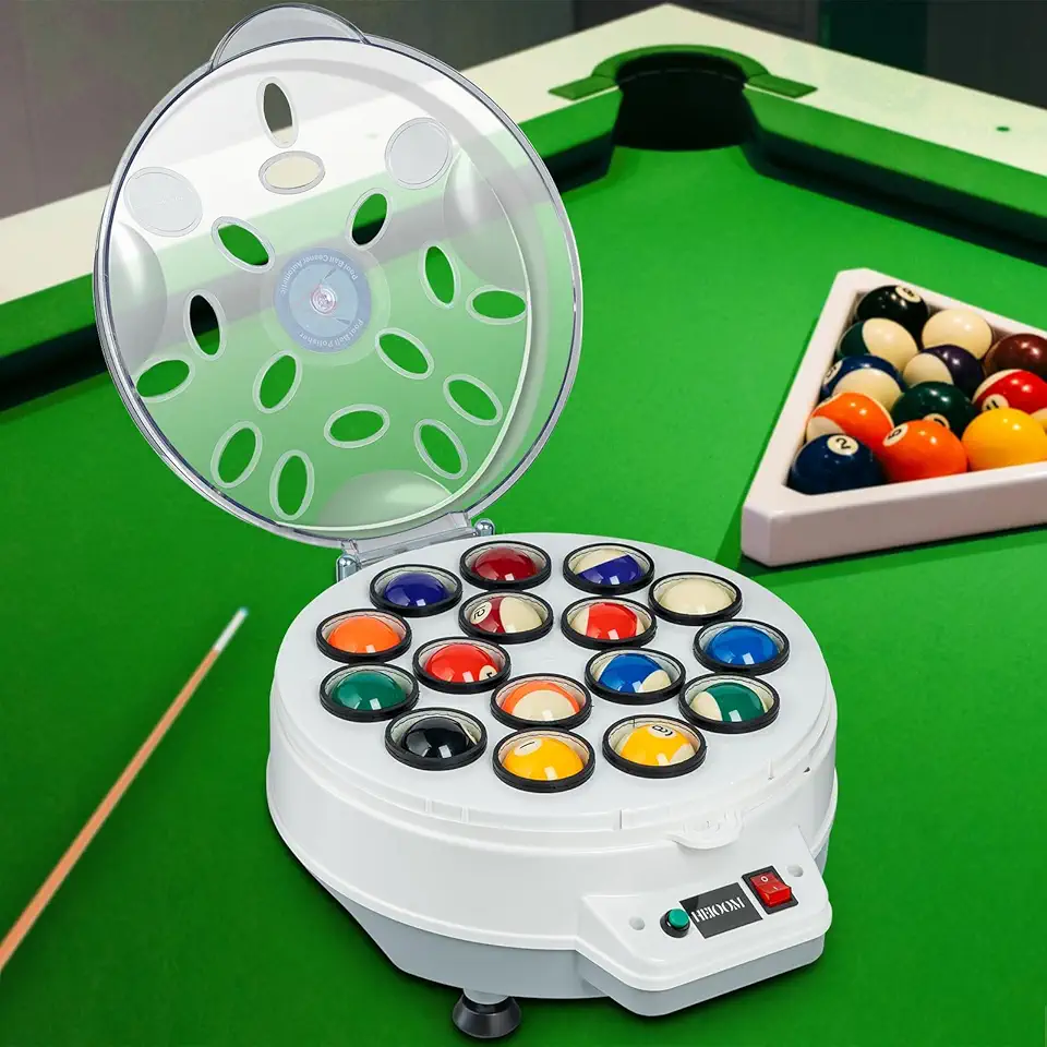 Pool Ball Cleaner Automatic Billiard Ball Cleaning Machine Electronic ...
