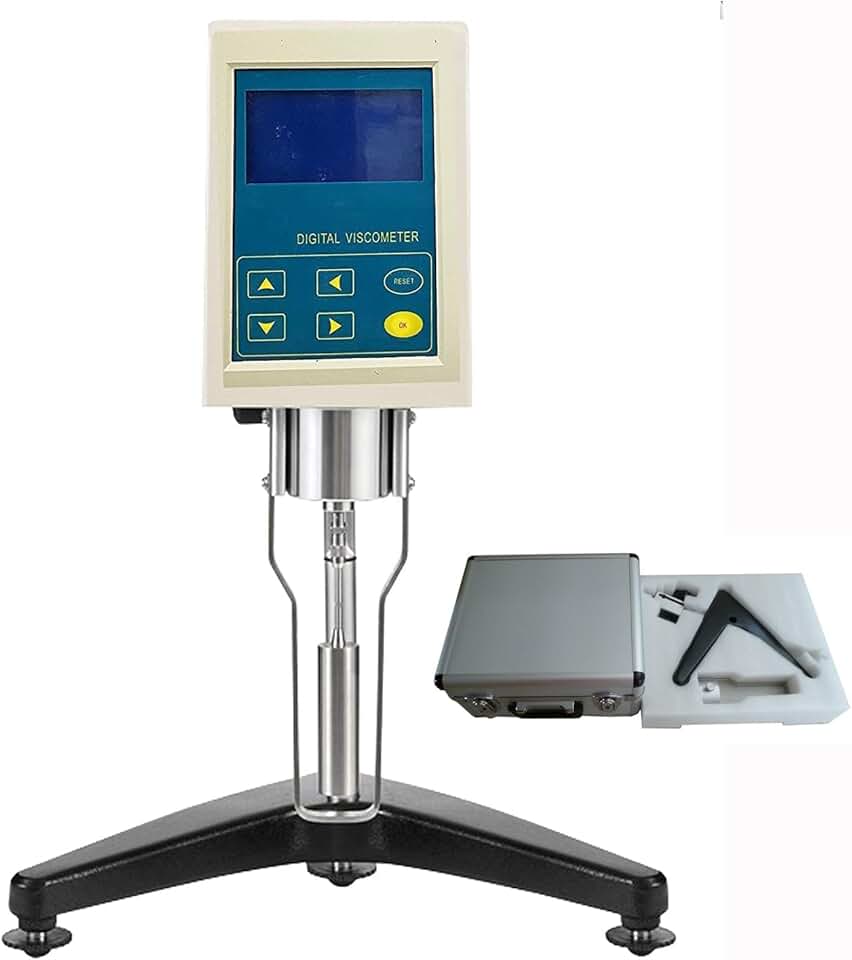 Viscosity Meter Rotational Viscometer with 1-4 Rotor Measurement Range ...