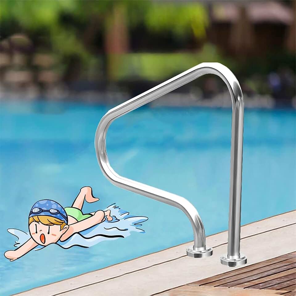 Swimming Pool Safety Hand Rail Swimming Pool Grab Rail with Quick Mount ...