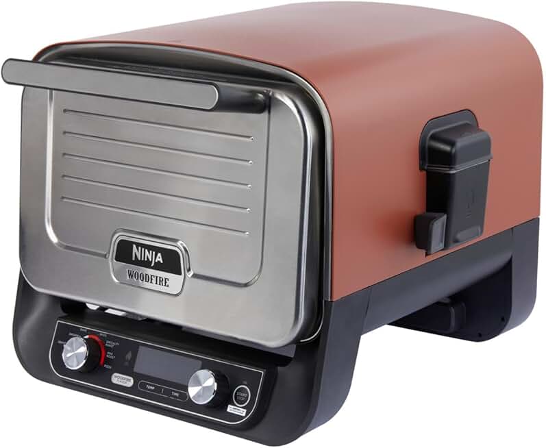 Ninja Woodfire 8 n 1 Outdoor Pizza Oven, Portable Electrical Roaster ...