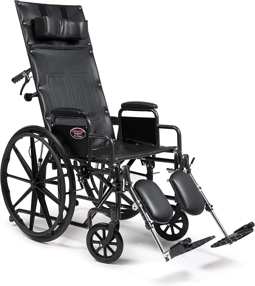 Everest & Jennings Advantage Reclining Wheelchair, High Back ...