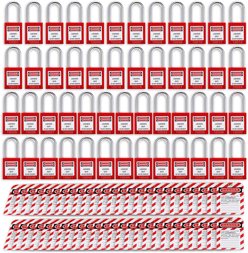 Lockout Tagout Locks Loto Tags - Lockout Locks Keyed Different Safety ...