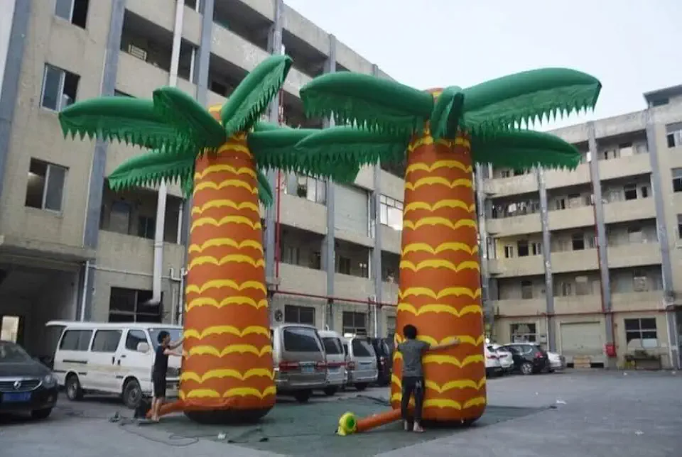 One Giant Inflatable Coconut Palm Tree for Theme Park Event Party Stage ...