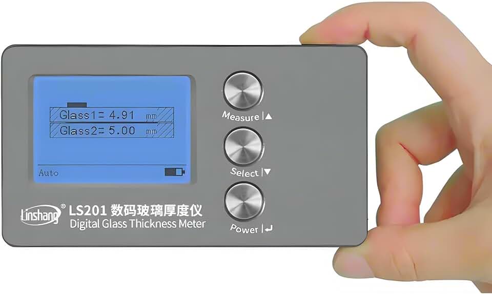 Glass Thickness Gauge LS201 Glass Thickness Meter One-Side Measurement ...