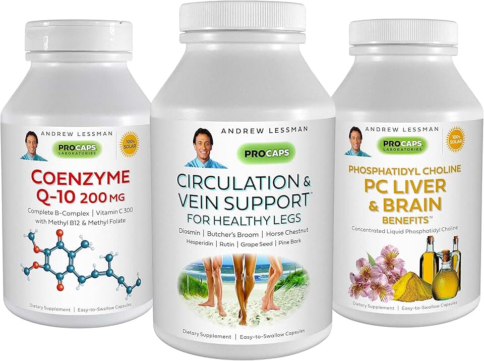 ANDREW LESSMAN Aging Support Bundle – 360 Count Each of Circulation ...
