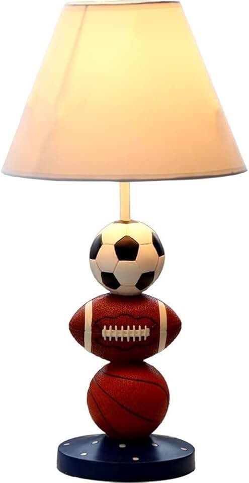 Modern Cartoon Children's Room Sports Balls Fabric Lampshade Reading ...