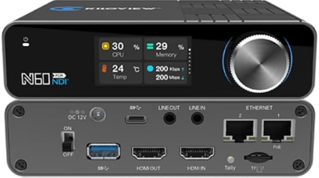 N60 4k Hdmi/usb To Ndi Bi-directional Converter; 4kp60 Hdmi/usb To Ndi ...