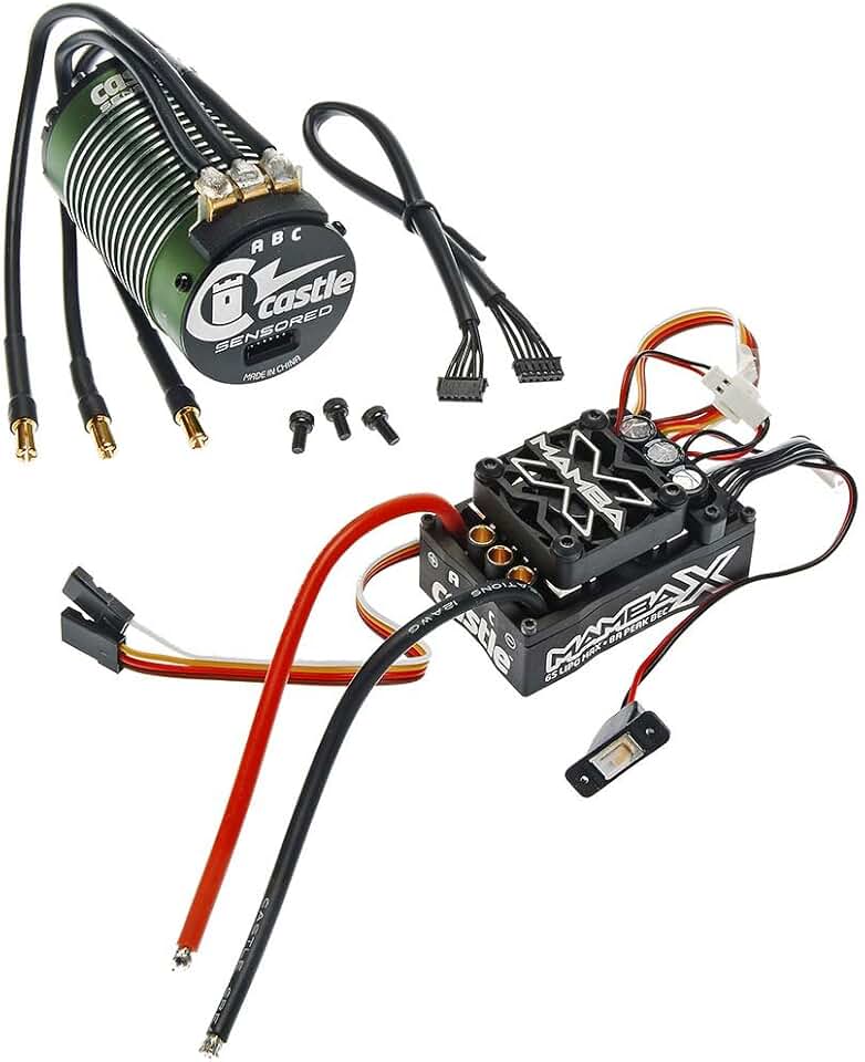 Castle Creations Mamba X, SENSORED, 25.2V WP ESC and 1512-1800KV ...
