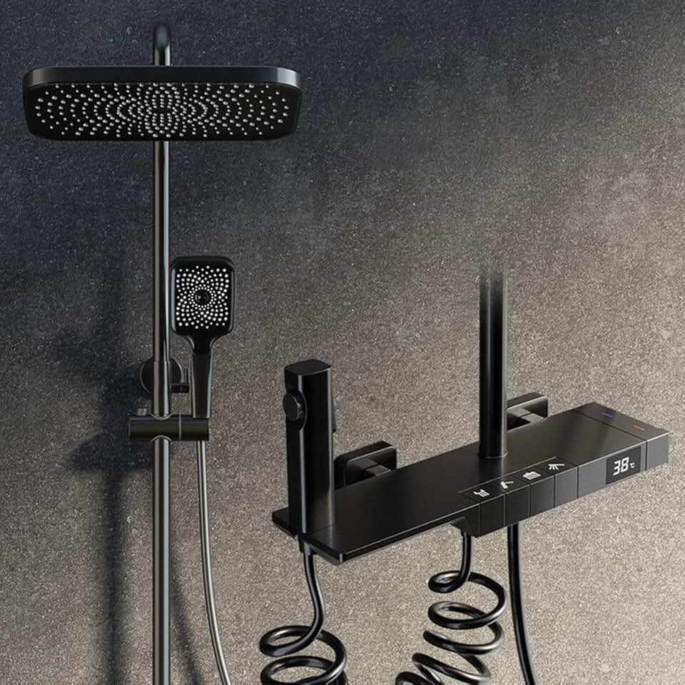 BEITH Thermostatic Shower System, 30x20cm Square Shower Faucet Set ...