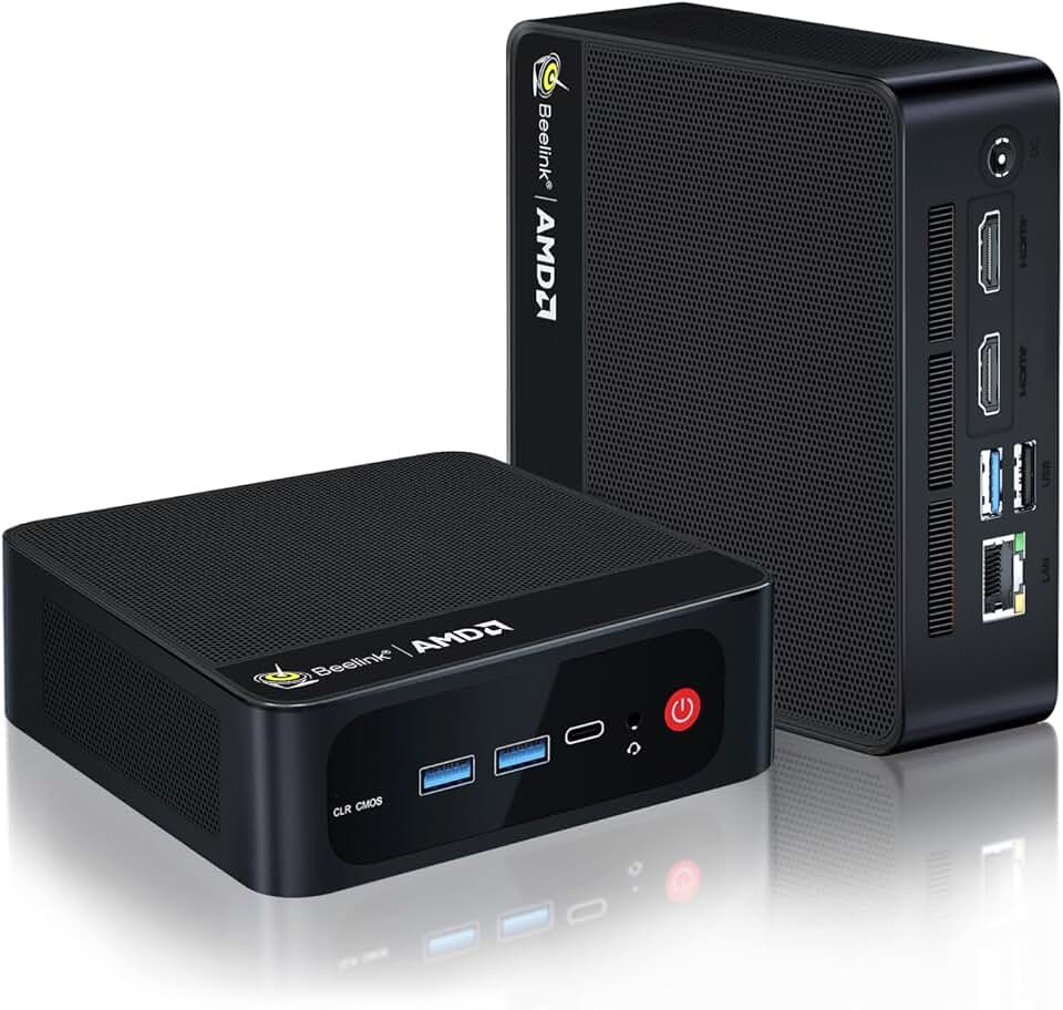 SER5 PRO Mini PC,AMD Ryzen 7 5800H(up to 4.4GHz,8C/16T),16G DDR4 RAM ...