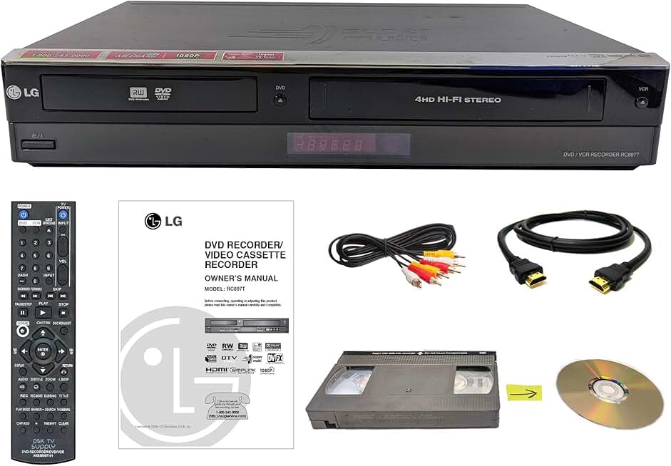 LG VHS to DVD Recorder VCR Combo w/Remote, HDMI - Costco Arizona