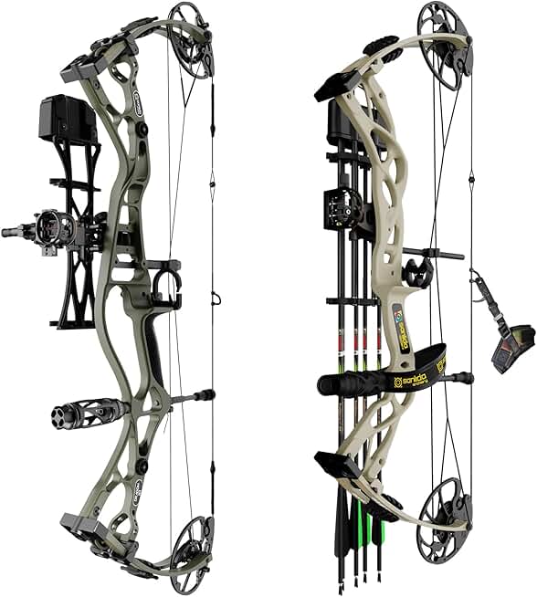 Sanlid Archery Dragon 10 Compound Bow Package 30"-32" Draw Length, 60 ...