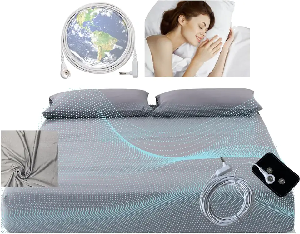 Grounding Fitted Sheet - 35% Pure Silver & 65% Organic Cotton ...