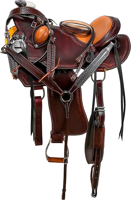 Manaal Enterprises Premium Leather Horse Wade Tree Western Leather ...