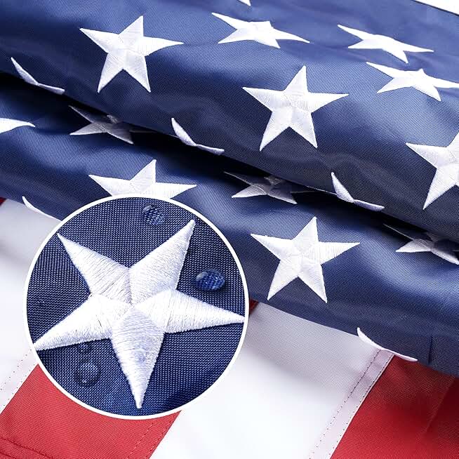 American Flag 20x30 Outside, US Flags for Outdoor Indoor, Heavy Duty ...
