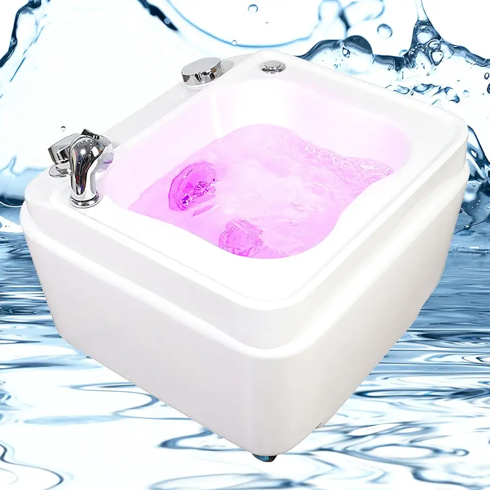 Acrylic Foot Bath Foot Bath Sink Massage Footbath can Automatically ...
