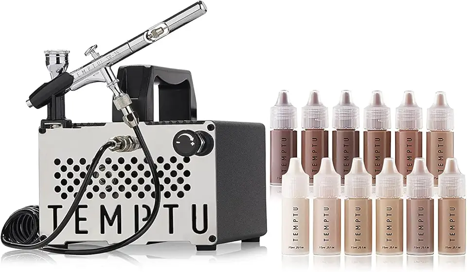 TEMPTU S-One Advanced Airbrush Compressor For Beauty & Full Body Work ...