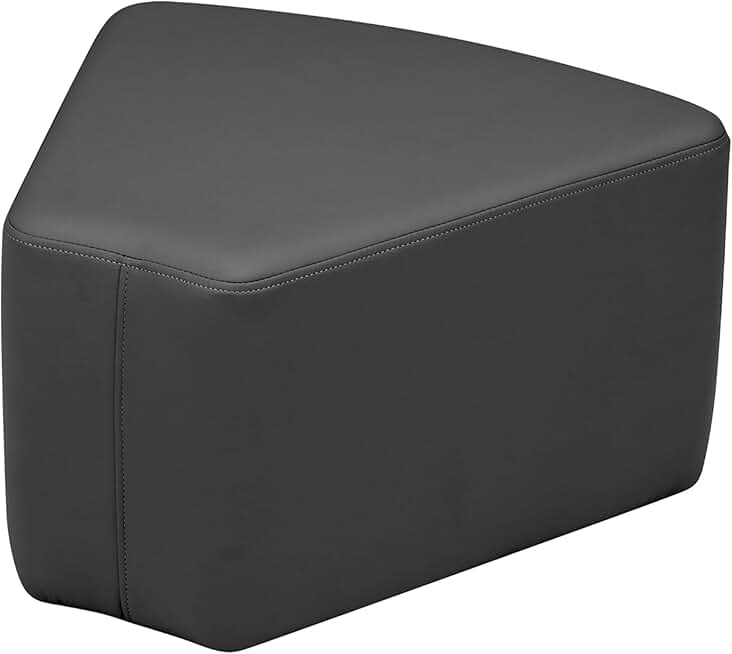 FDP Pro Series Wedge Ottoman Stool - Hand Upholstered Ottoman Foot ...