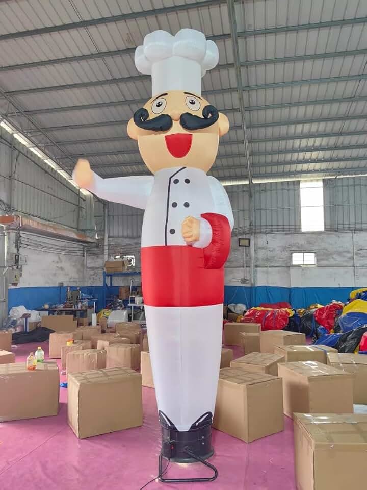 Chef Air Dancer Sky Dancer Inflatable Tube Dance Puppet with for ...