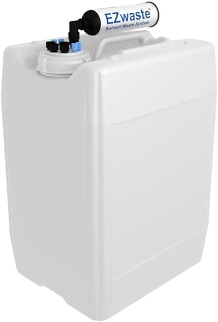 EZwaste HPLC Solvent Waste System, 20L (5 Gal) UN/DOT-Rated Disposable ...