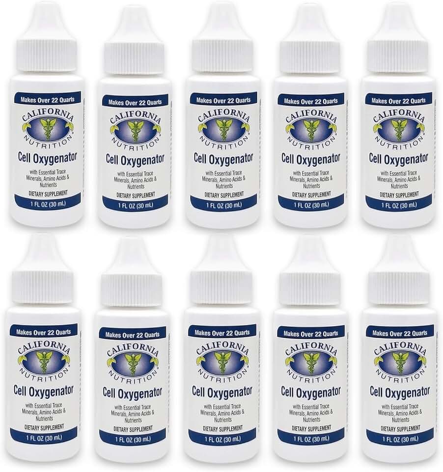 Cell Oxygenator 1 Fl Oz Bottle (Pack of 10), Cell Food Concentrate ...