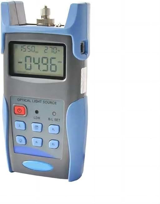 Fiber Power Light Source Meter Optic Power Tester with Operating ...