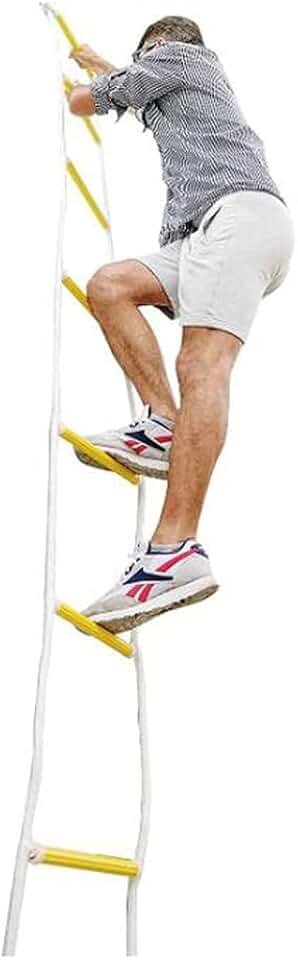 Emergency Fire Rope Ladder Escape Ladder Flame Resistant Safety Rope ...