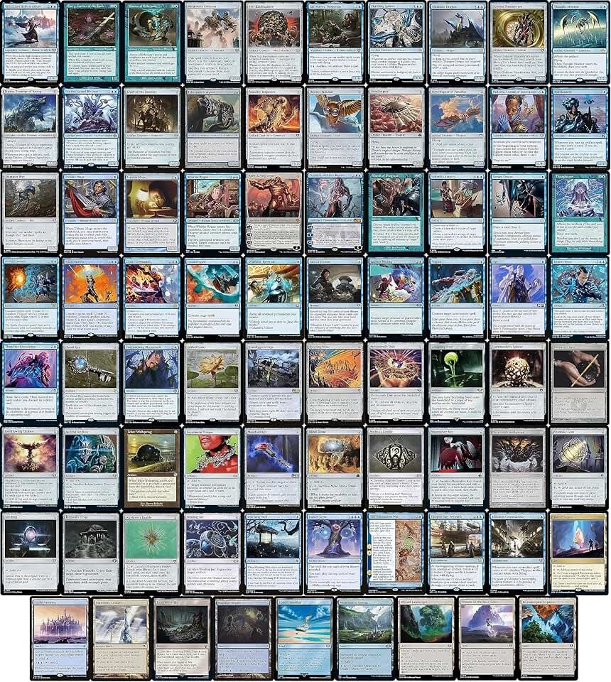 Elite Commander Urza Artifacts Deck - Mono Blue - Urza, Lord High ...