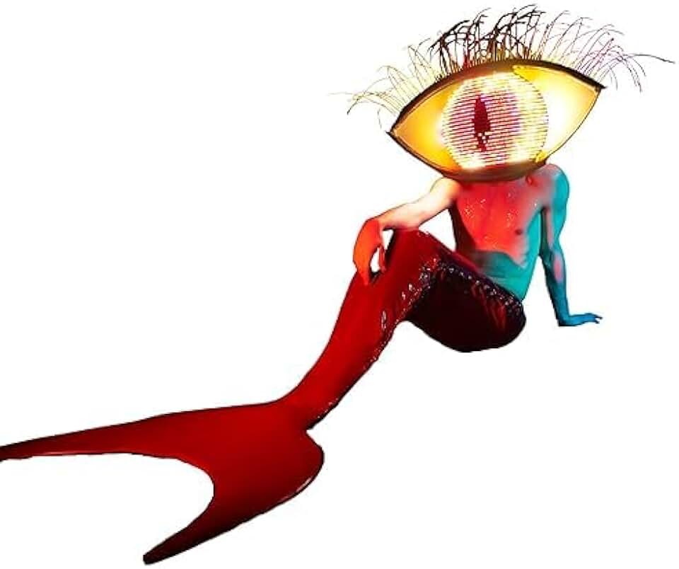 ETERESHOP LED Eye Screen Helmet with LEDs – showcasing texts, logos ...