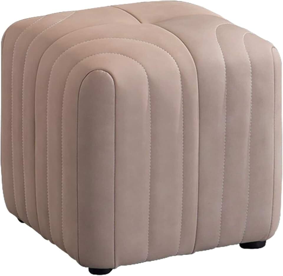 Ottoman Cube, Footrest Step Stool - Vanity Stool for Bedroom ...