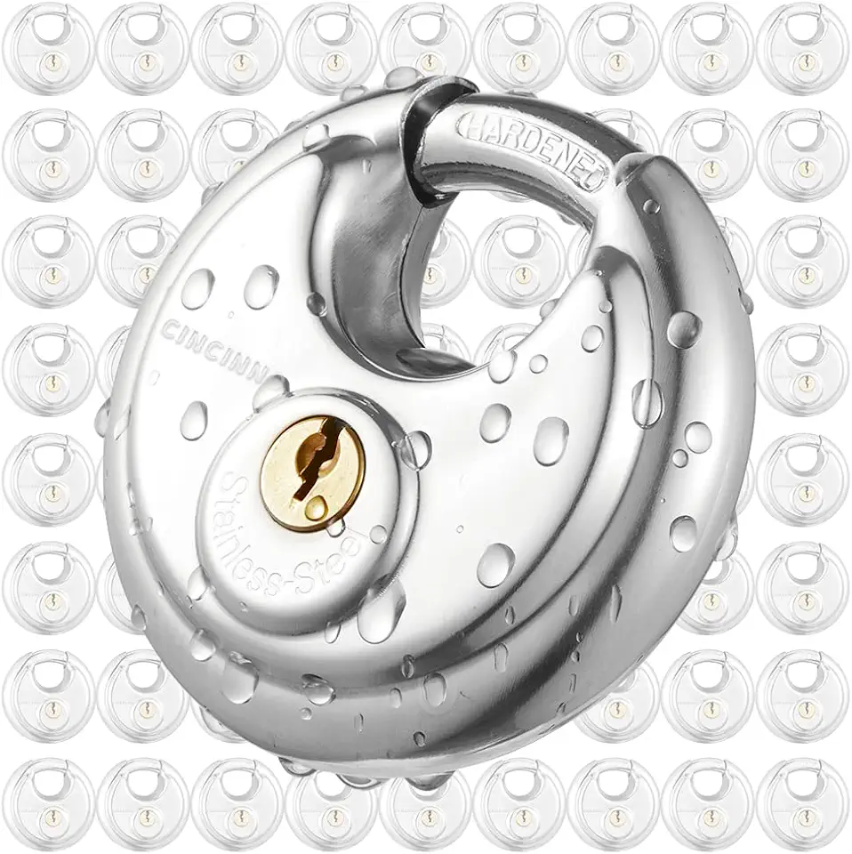 Heavy Duty Stainless Steel Discus Padlocks with Same Key, Outdoor ...