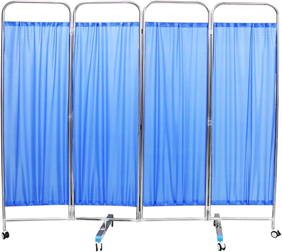 Mobile Medical Privacy Screen,3/4/5/6Panels Room Divider with Wheels ...