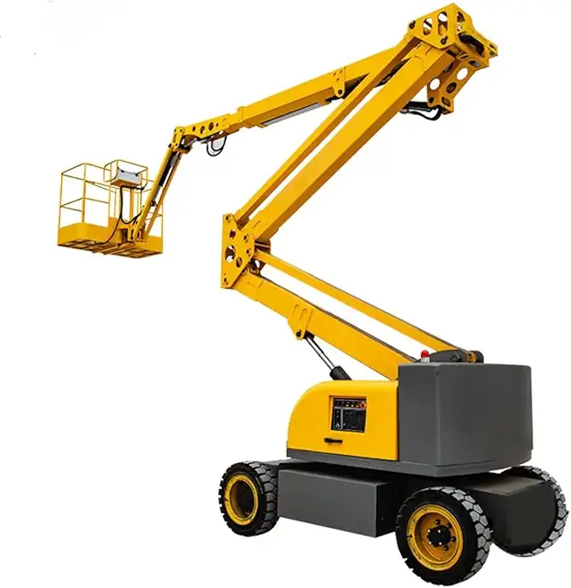 Hydraulic Electric Diesel Boom Lift Folding arm Articulated Platform ...