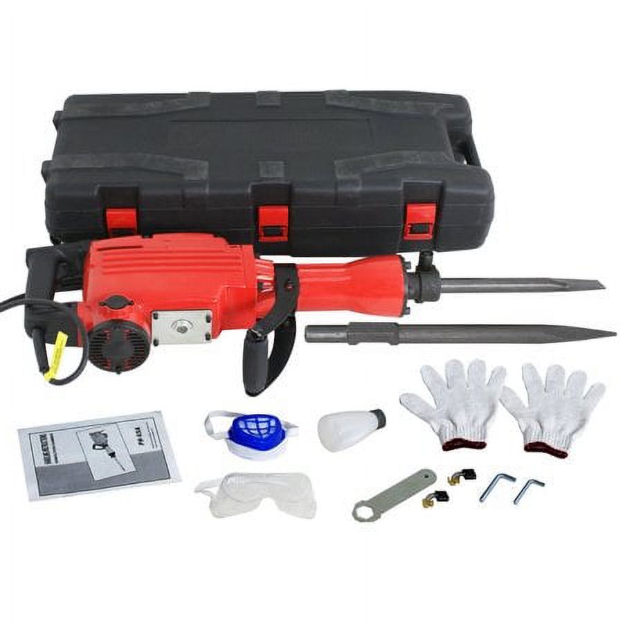 ZENY 2200W Electric Demolition Jack Hammer Concrete Breaker Power Tool ...