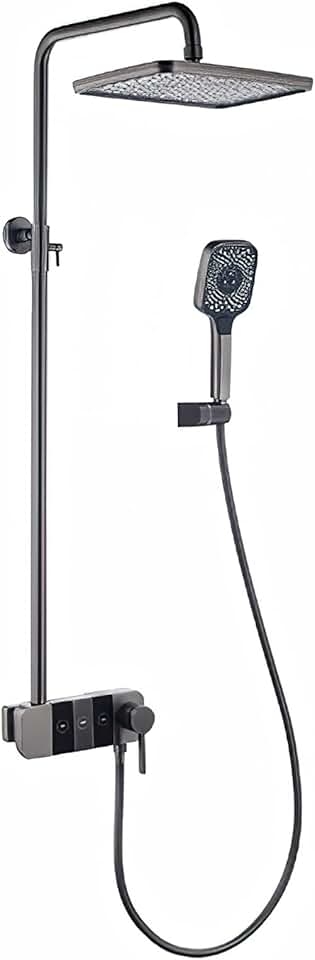 Shower Mixer, Shower Mixer Set Wall Mounted Shower Faucet Set with Tub ...