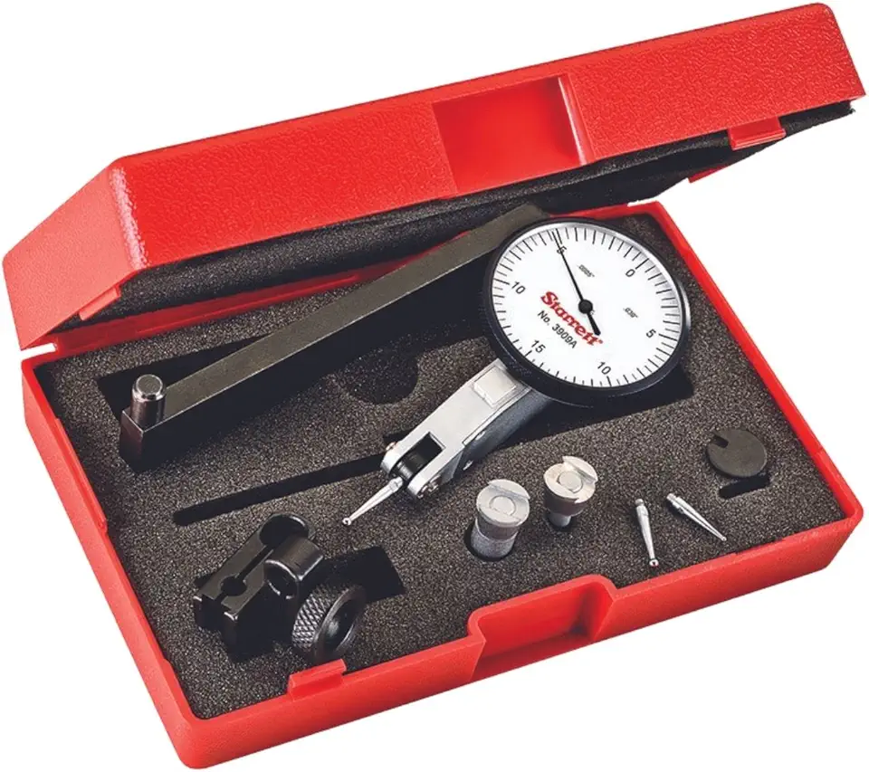 Starrett Dial Test Indicator with Dovetail Mount, Two Dovetail Clamps ...