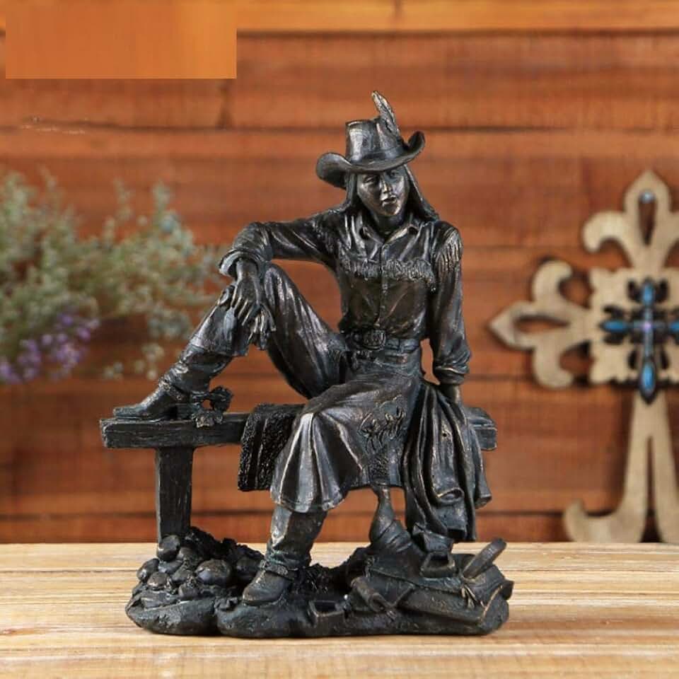 Statue Ornaments Sculptures Vintage Resin Decoration Figurine Figurine ...