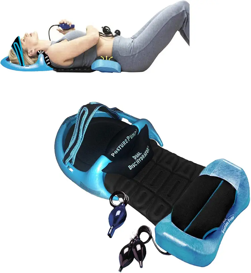 Posture Pump® Dual Deluxe Neck & Back Exercising Cervical Spine ...