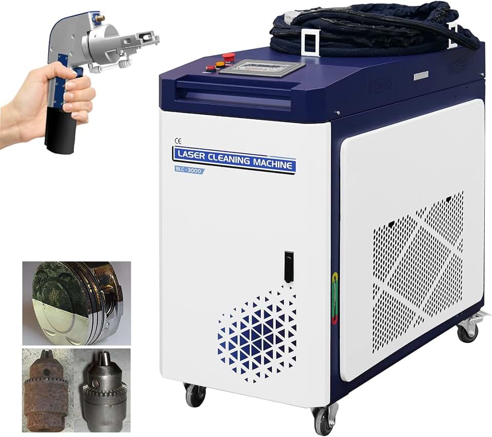 ZAC 3000W Laser Cleaning Machine 380V MAX Laser Cleaner with 20M Cable ...