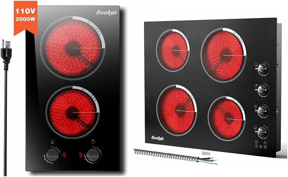 2 Burner Electric Cooktop 110v and 4 Burner Electric Cooktop - Arizona ...