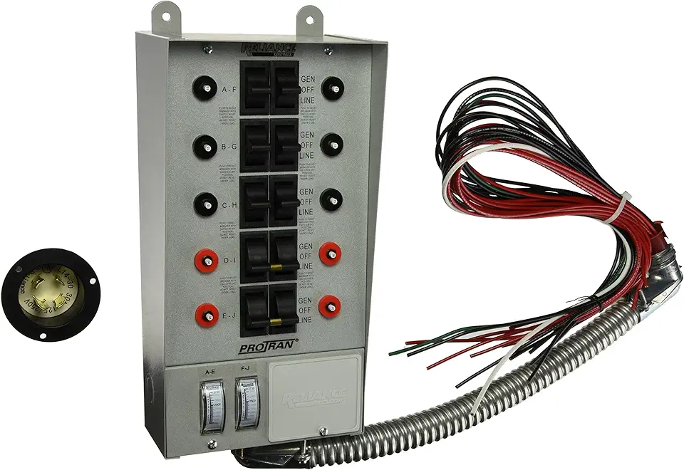 30310A Pro/Tran 10-Circuit 30-Amp Indoor Generator Transfer Switch ...