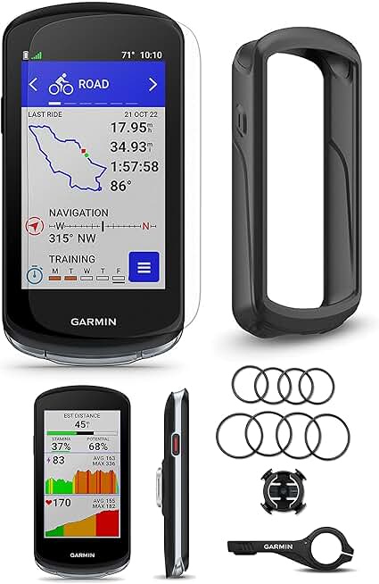 Garmin Edge 1040 (Standard) GPS Bike Computer Bundle - VO2 Max, Maps ...
