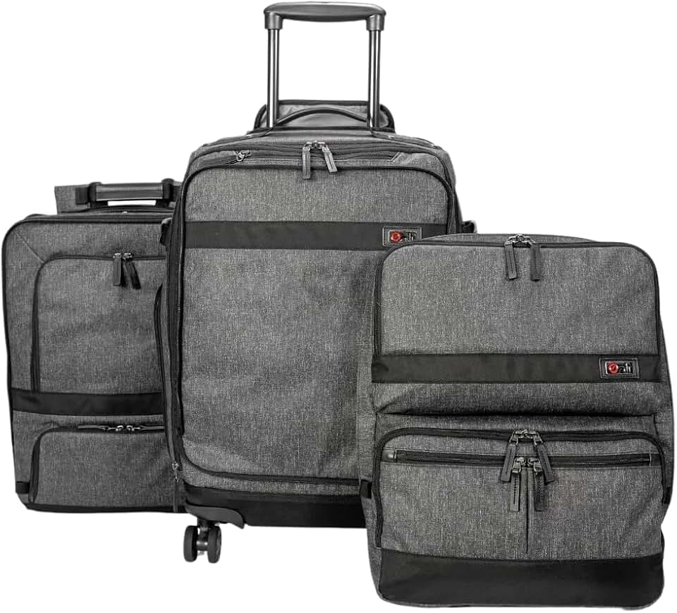 Revolution Rolling Pack - 4 Wheel Modular Spinner with two backpacks ...